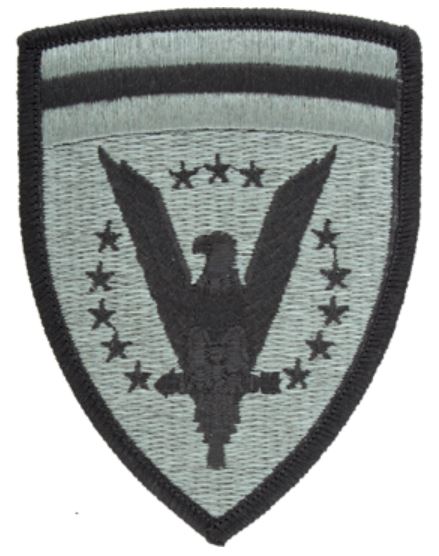 European Command ACU Patch with Hook Fastener - CLOSEOUT! Buy Now and