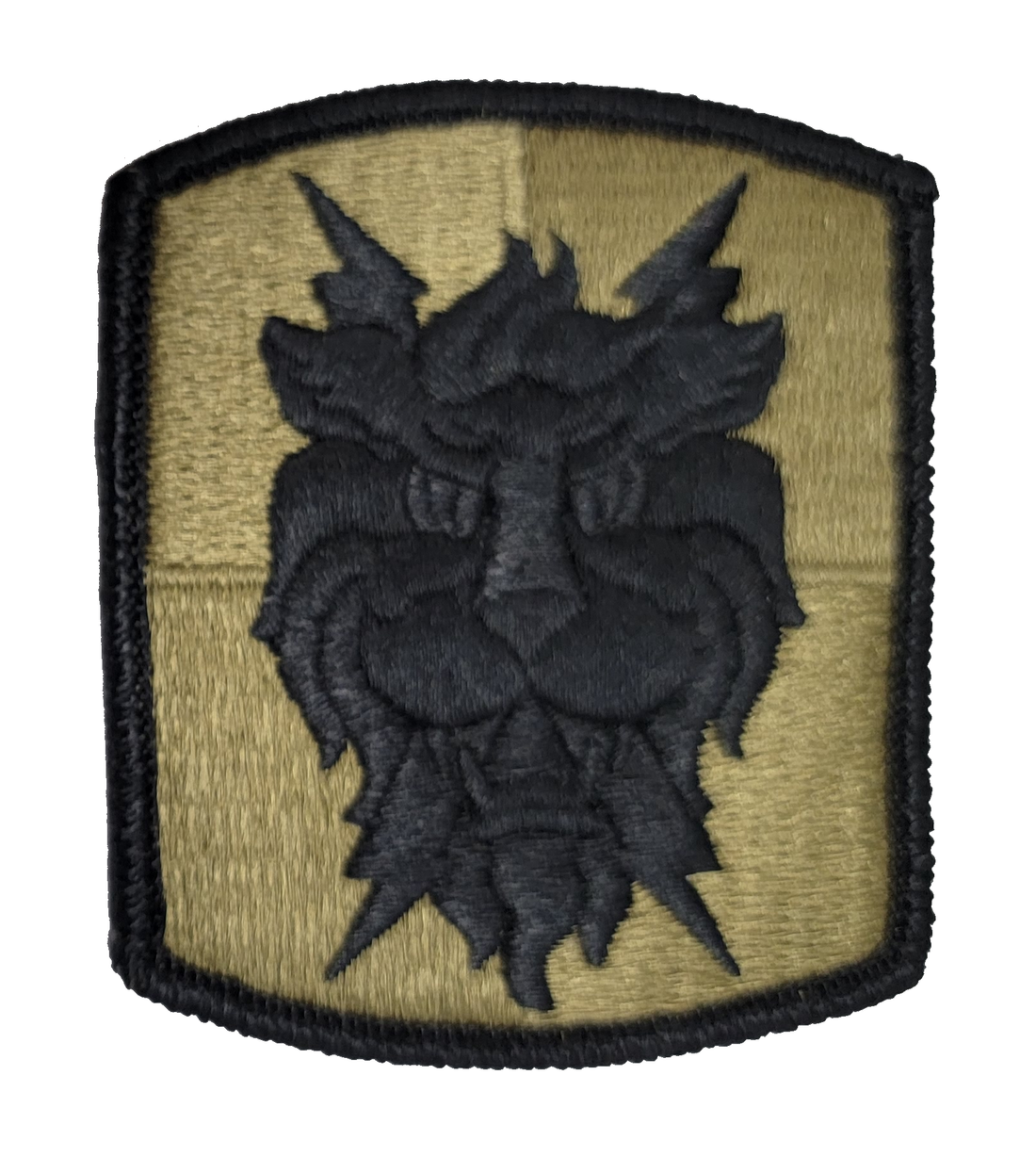 35th Signal Brigade Multicam OCP Patch with Airborne Tab