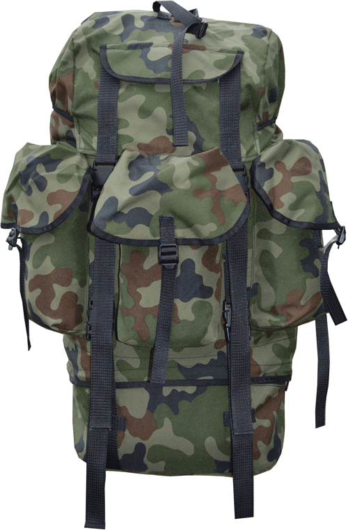 CLEARANCE - Polish Army WZ 97 Military Surplus Camo Backpack