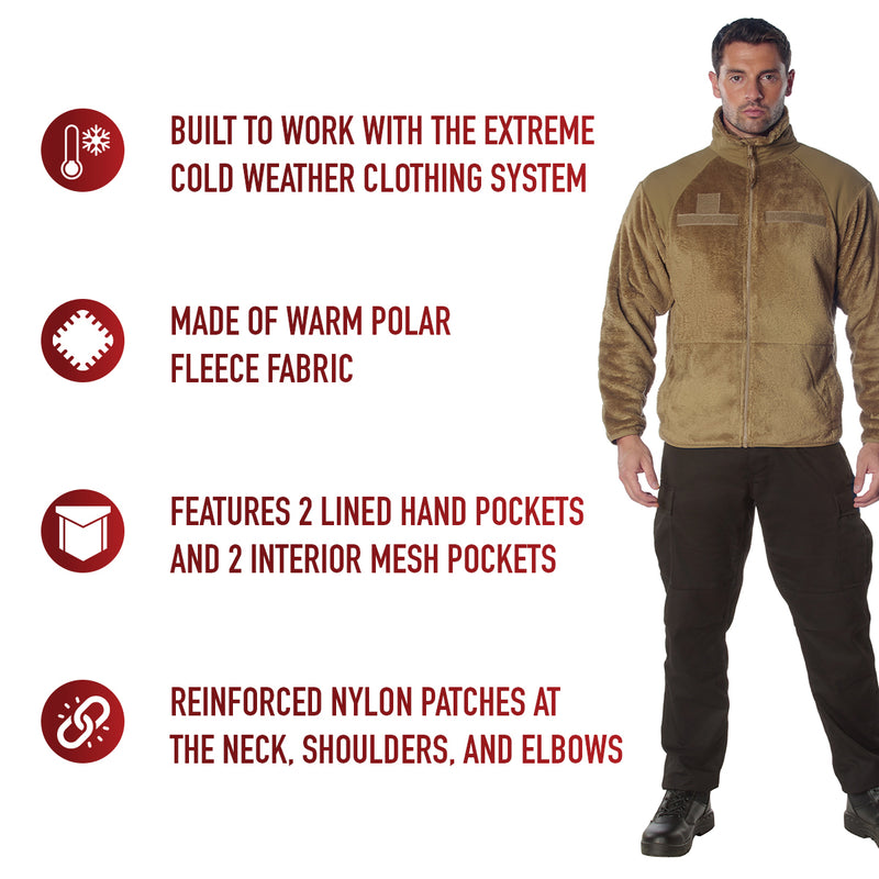 Rothco Generation III Level 3 ECWCS Fleece Jacket - Various Colors