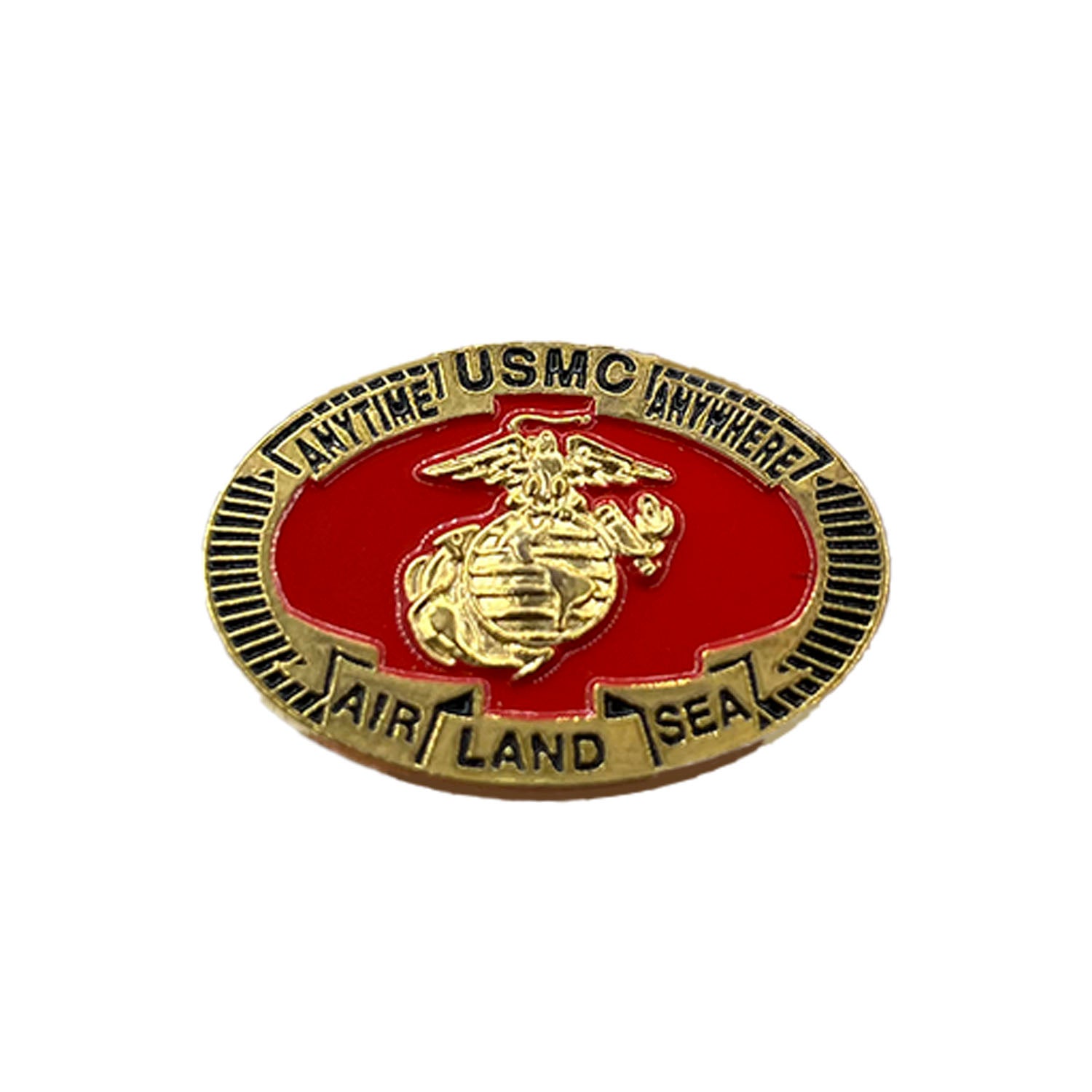 USMC Air, Land, Sea Metal Pin