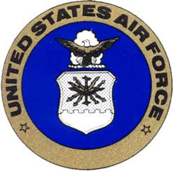 CLEARANCE - United States Air Force Sticker - Inside Window