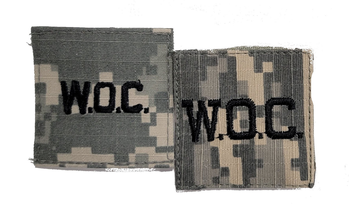 U.S. Army ACU Rank Insignia with HOOK FASTENER - Each CLOSEOUT