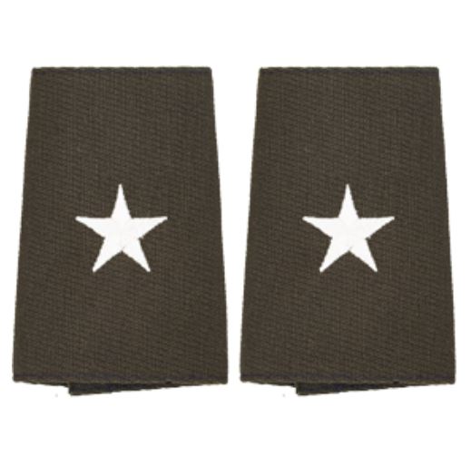 AGSU Army Epaulets - Shoulder Boards O-7 BRIGADIER GENERAL