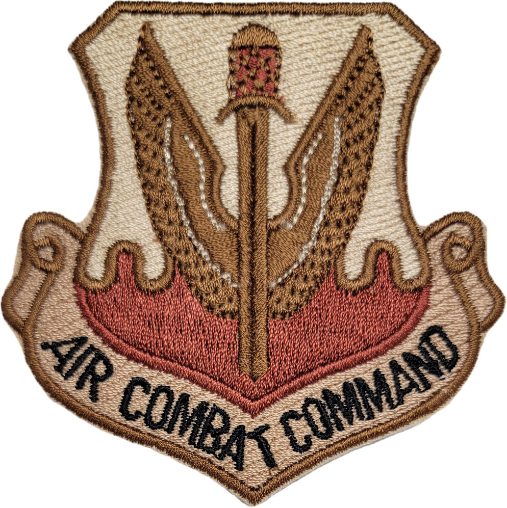 CLEARANCE - U.S. Air Force Air Combat Command Patch - Desert