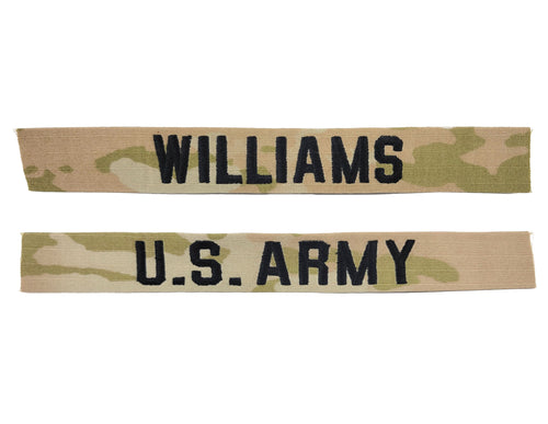 U.S. Army OCP Name Tape and Branch Tape - 2 Piece Set