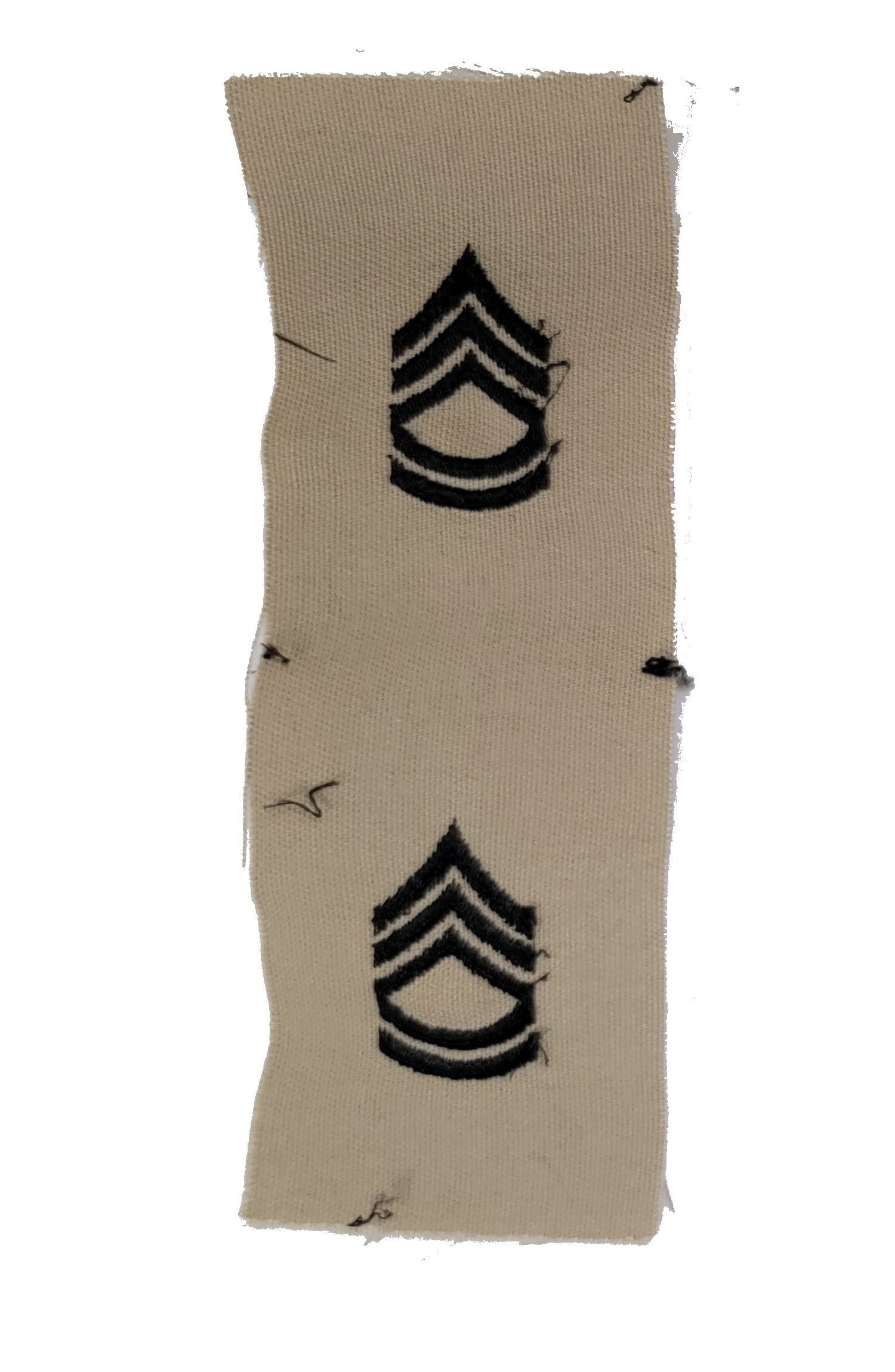 Vintage U.S. Army Rank Insignia - DESERT - 1 PAIR Sew-on - CLOSEOUT!