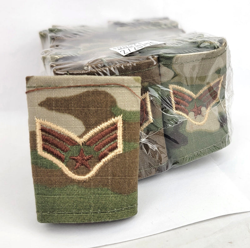 BULK BUY - LOT of 20 Air Force Gore-Tex Rank Loops - 7 COLOR OCP
