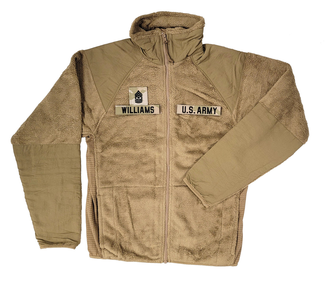 U.S. ARMY Generation III Level 3 ECWCS Fleece Jacket with Insignia