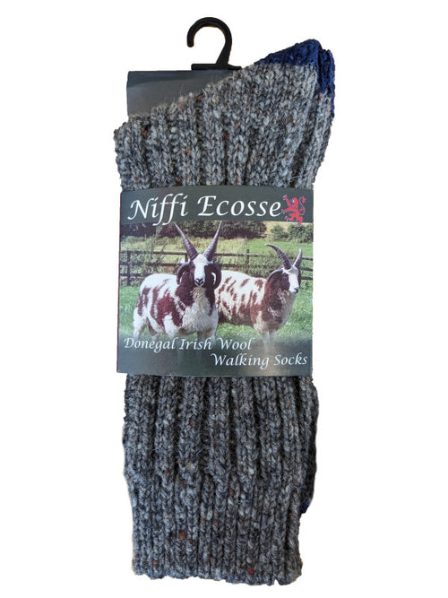 Donegal Irish Walking Wool Socks
