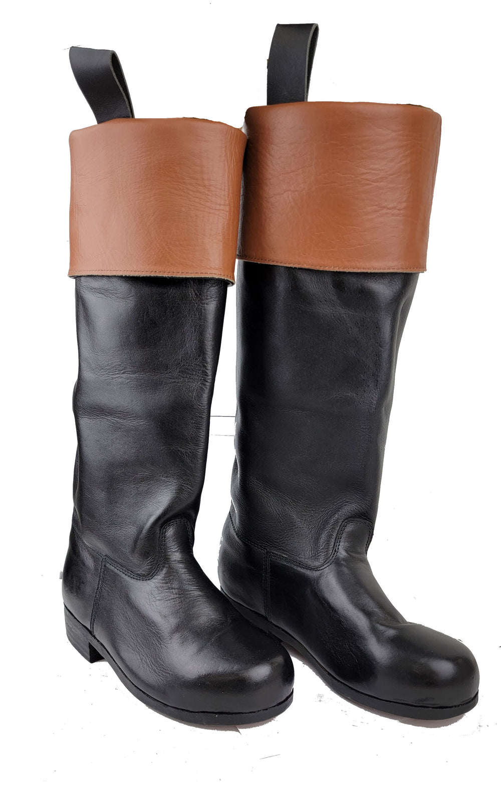 Reproduction Colonial Men's Riding Boots - Genuine Leather Boots