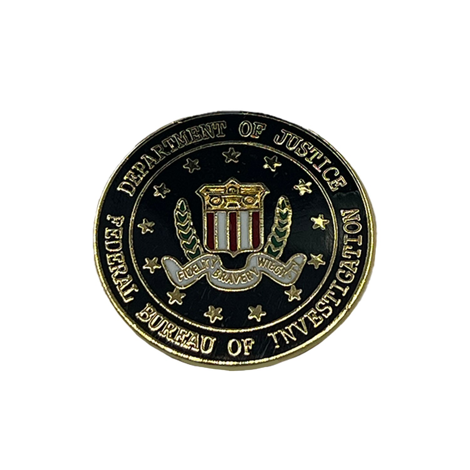 F.B.I. Federal Bureau of Investigation Metal Pin