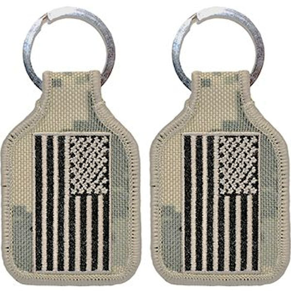 Embroidered Key Chain - U.S. AMERICAN FLAG CAMO