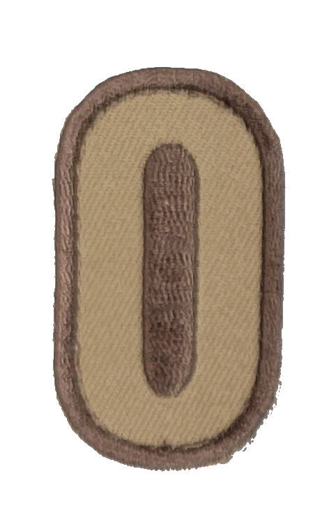 Tactical Numbers Patches with Hook Fastener - Mil-Spec Monkey