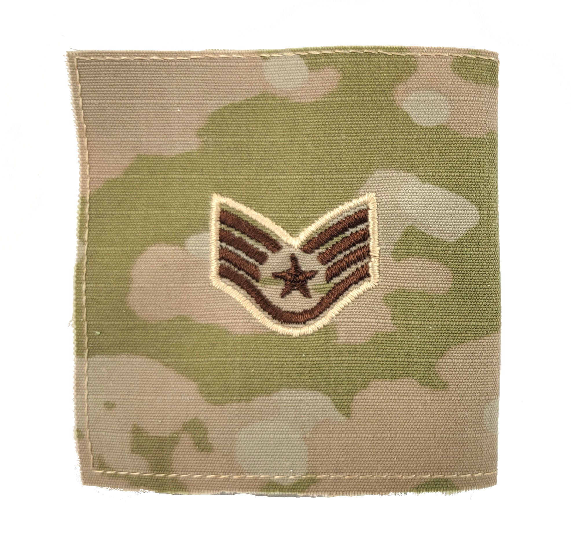 U.S. Air Force ACU Rank with Hook - USAF OCP Rank - Spice Brown