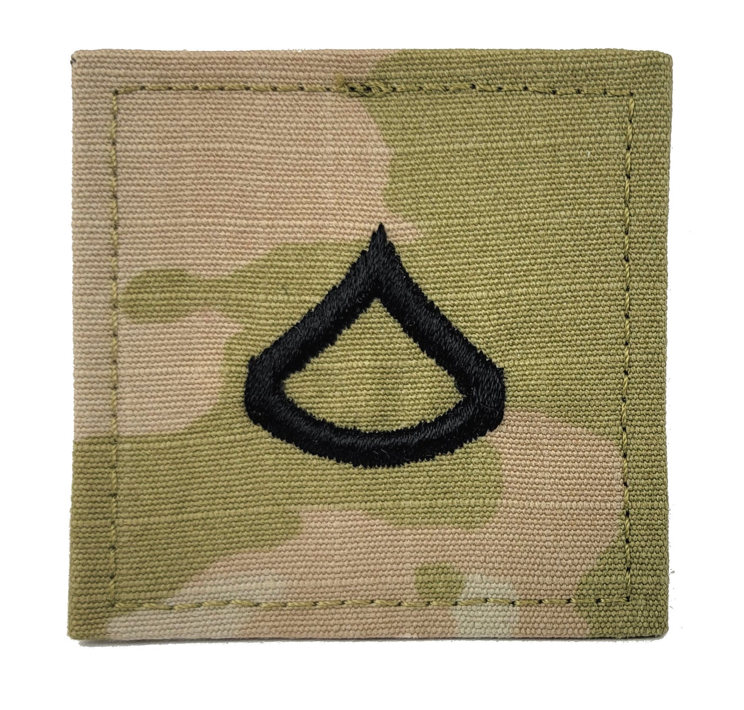 U.S. Army OCP Rank Insignia - 2x2 with HOOK Fastener