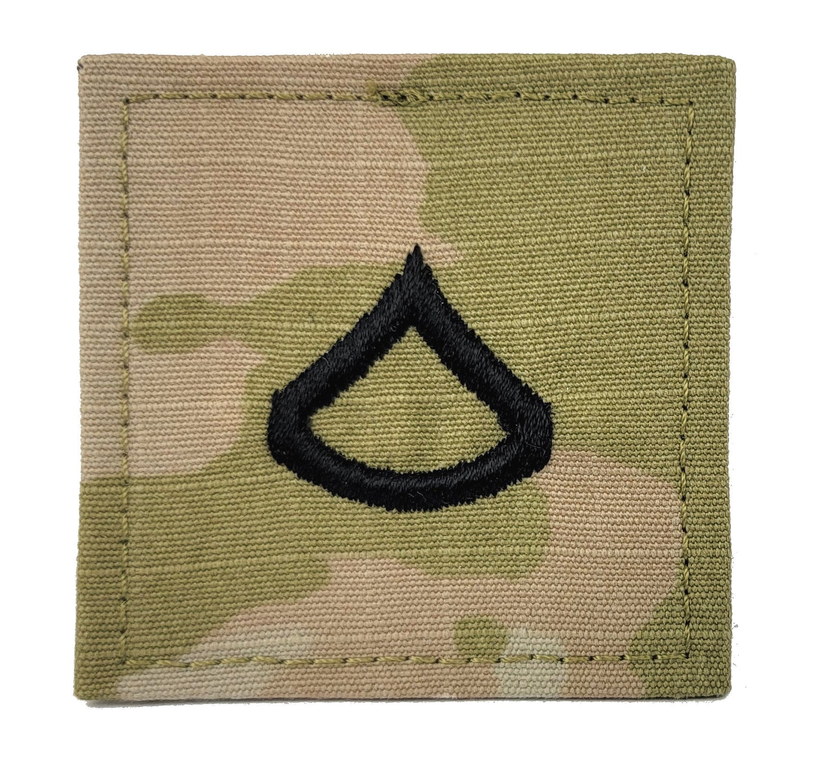 U.S. Army OCP Rank Insignia - 2x2 with HOOK Fastener