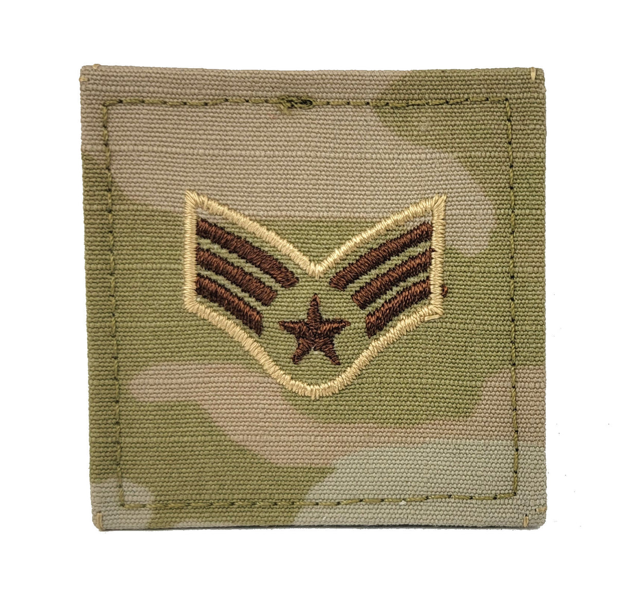 U.S. Air Force ACU Rank with Hook - USAF OCP Rank - Spice Brown