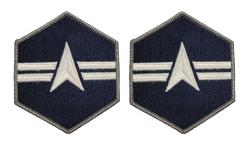 U.S. Space Force Enlisted Chevrons - Pair