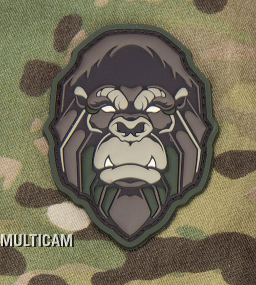 Gorilla Head Morale Patch PVC - Mil-Spec Monkey