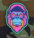 Gorilla Head Morale Patch PVC - Mil-Spec Monkey