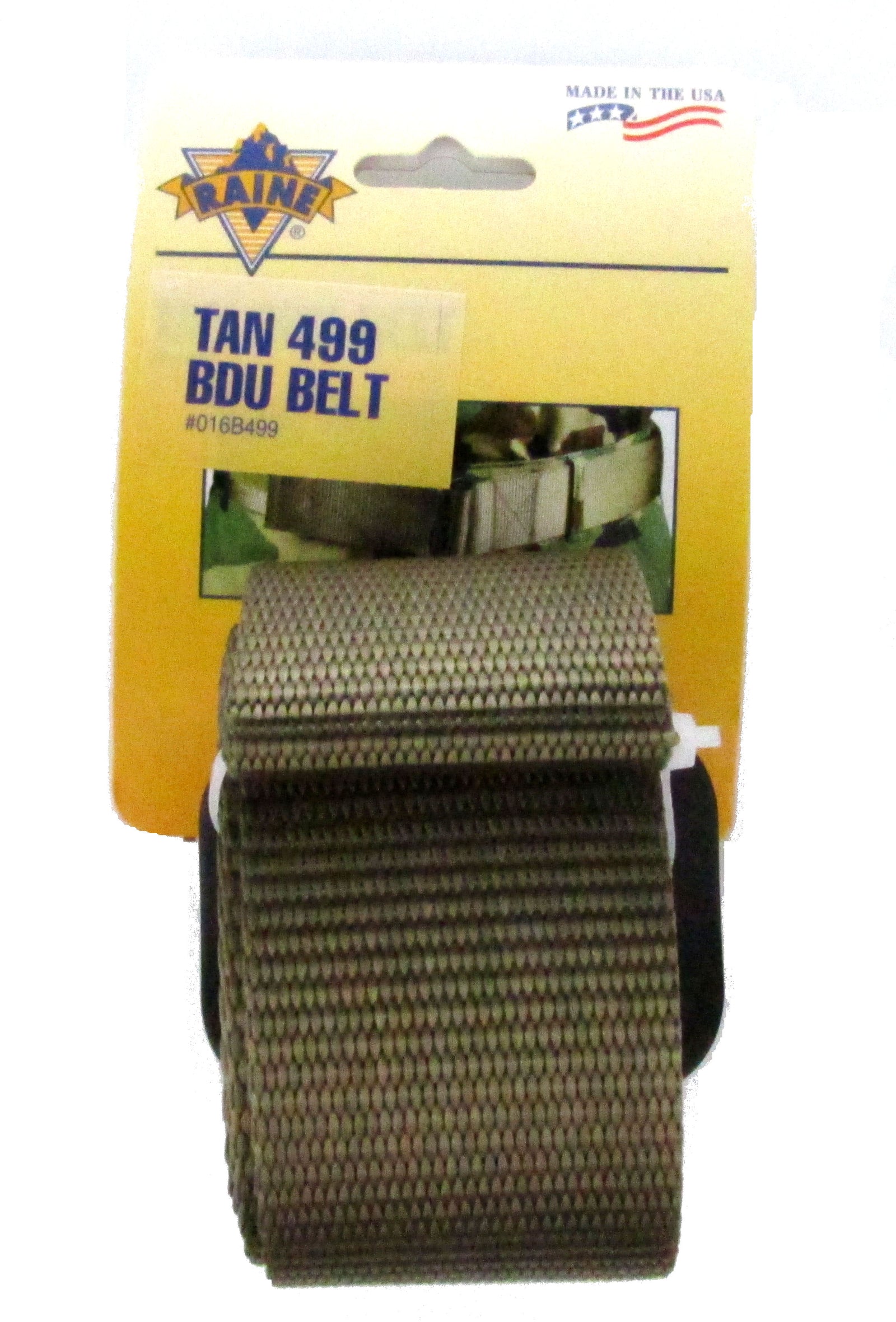 Raine OCP BDU Belt - TAN 499 | Army OCP Belt | USAF ACU Belt