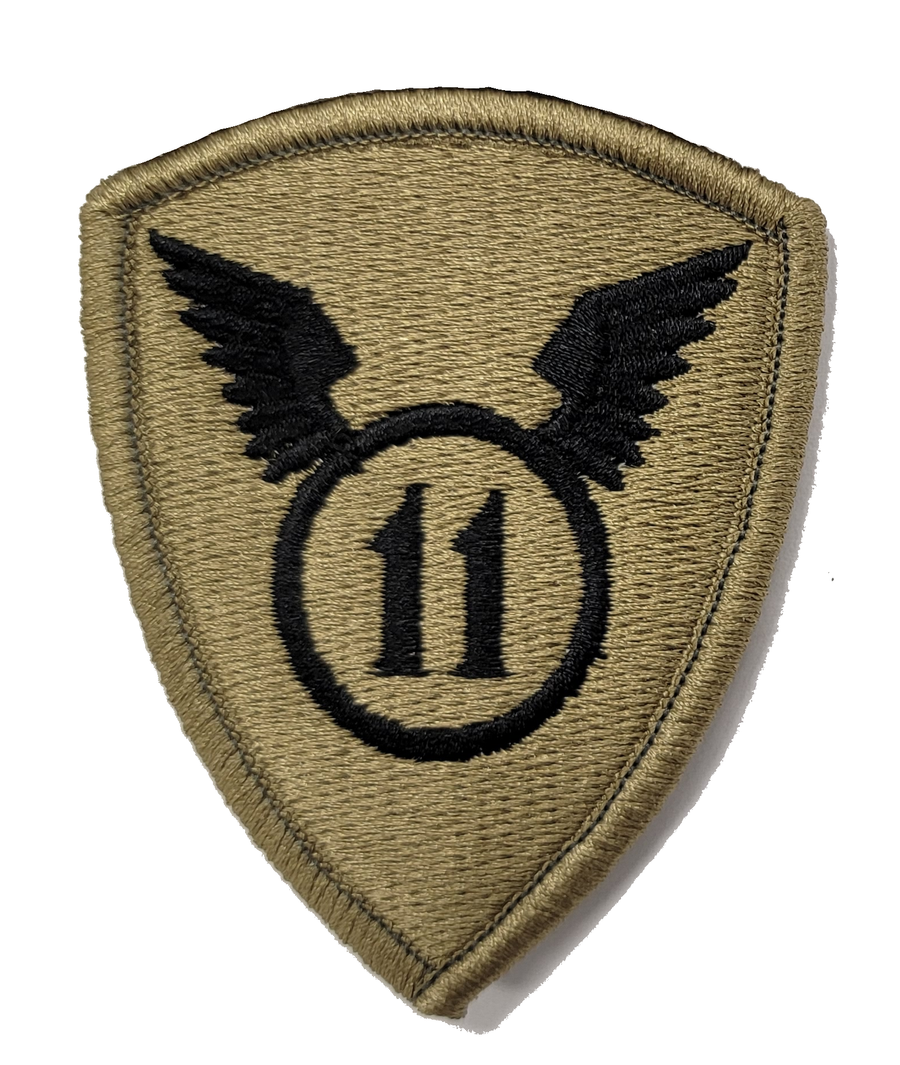 11th Airborne Division OCP Patch with Hook Fastener - Arctic Tab Optio
