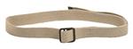 French Trouser Belt KHAKI - Open Buckle