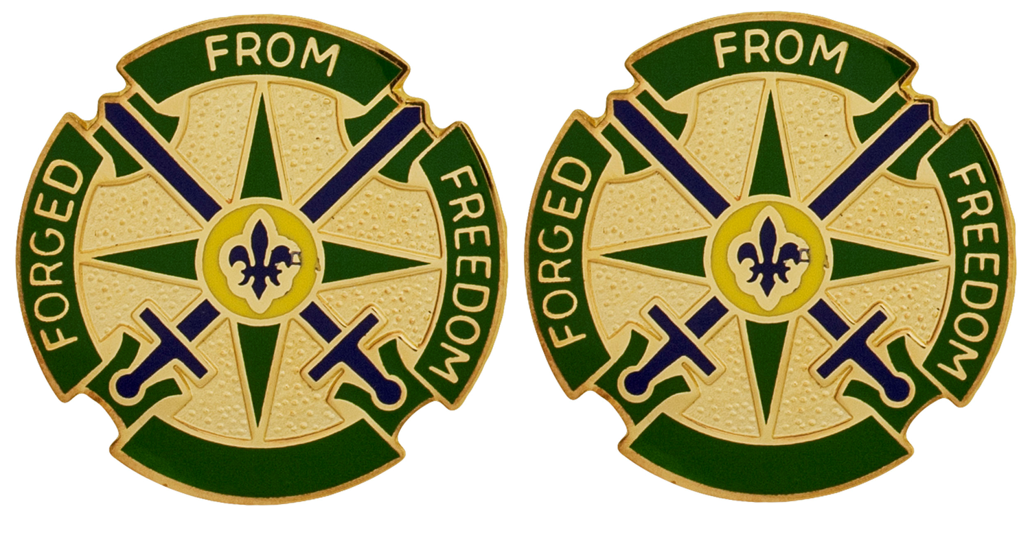 185th Military Police California Army National Guard DUI - 1 PAIR - FO