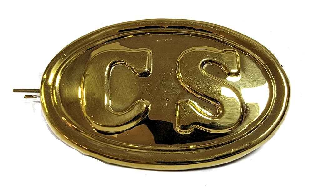 Reproduction Civil War Cartridge Box Plate - C.S.