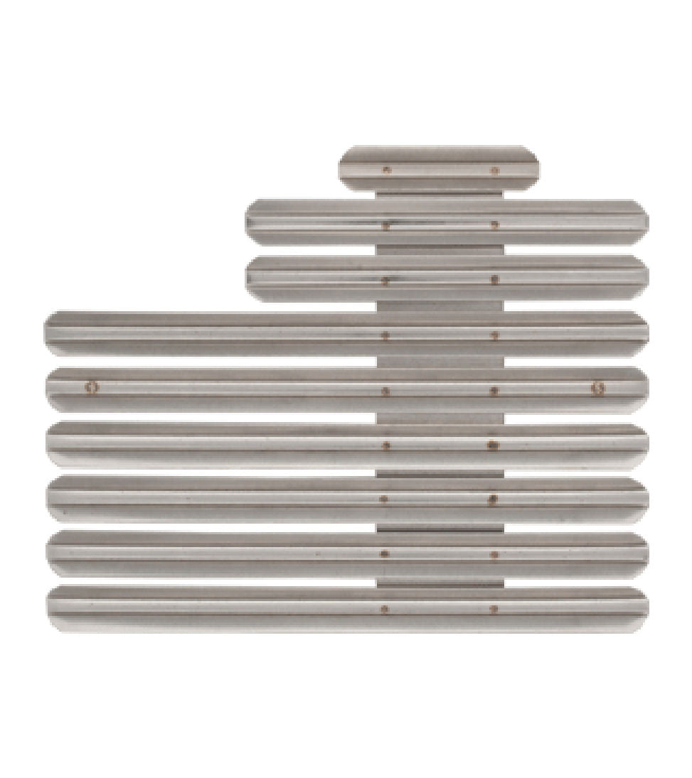 Ribbon Bar Holder No Gap - Staggered Right - 23 Ribbons