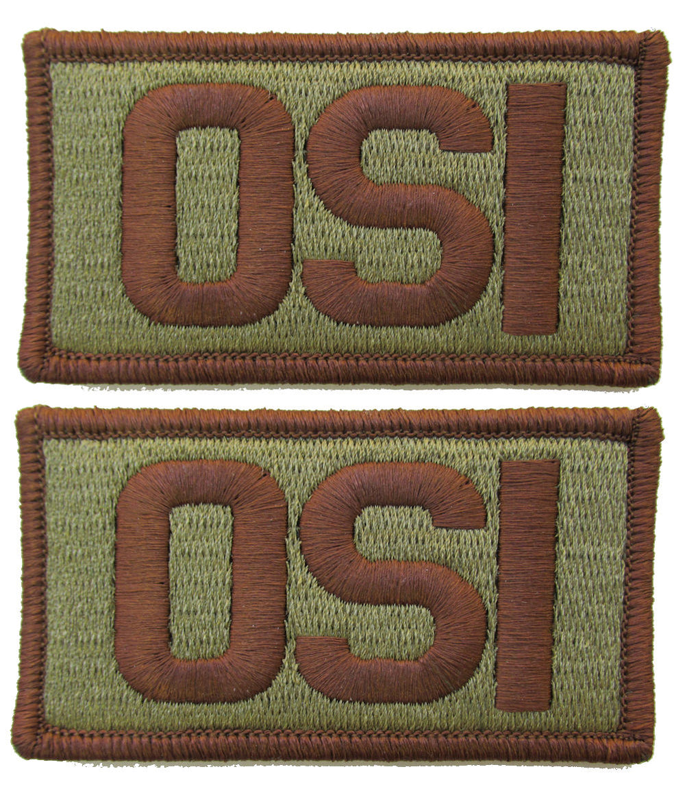 2 Pack of Air Force OSI OCP Patch Spice Brown - Office of Special Inve