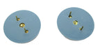 U.S. Army Branch Insignia - Infantry Lapel Disc Set with Blue Discs fo