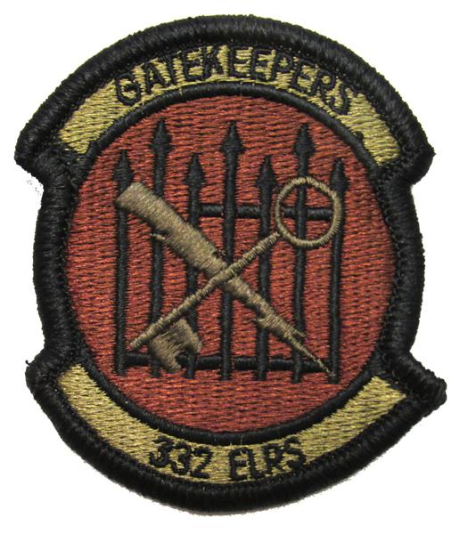 332nd Expeditionary Logistics Readiness Squadron OCP Patch GATEKEEPERS ...