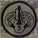 3rd ACR Armored Cavalry Regiment ACU Patch Foliage Green - Closeout Gr
