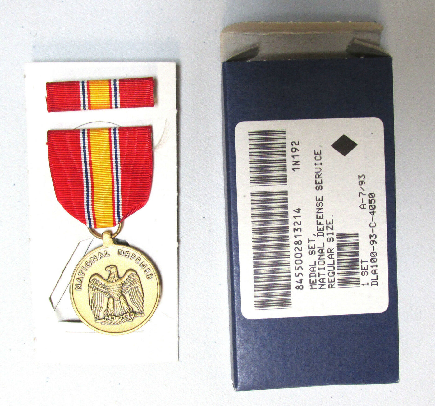 Authentic National Defense Medal & Ribbon Set - Genuine U.S. Military