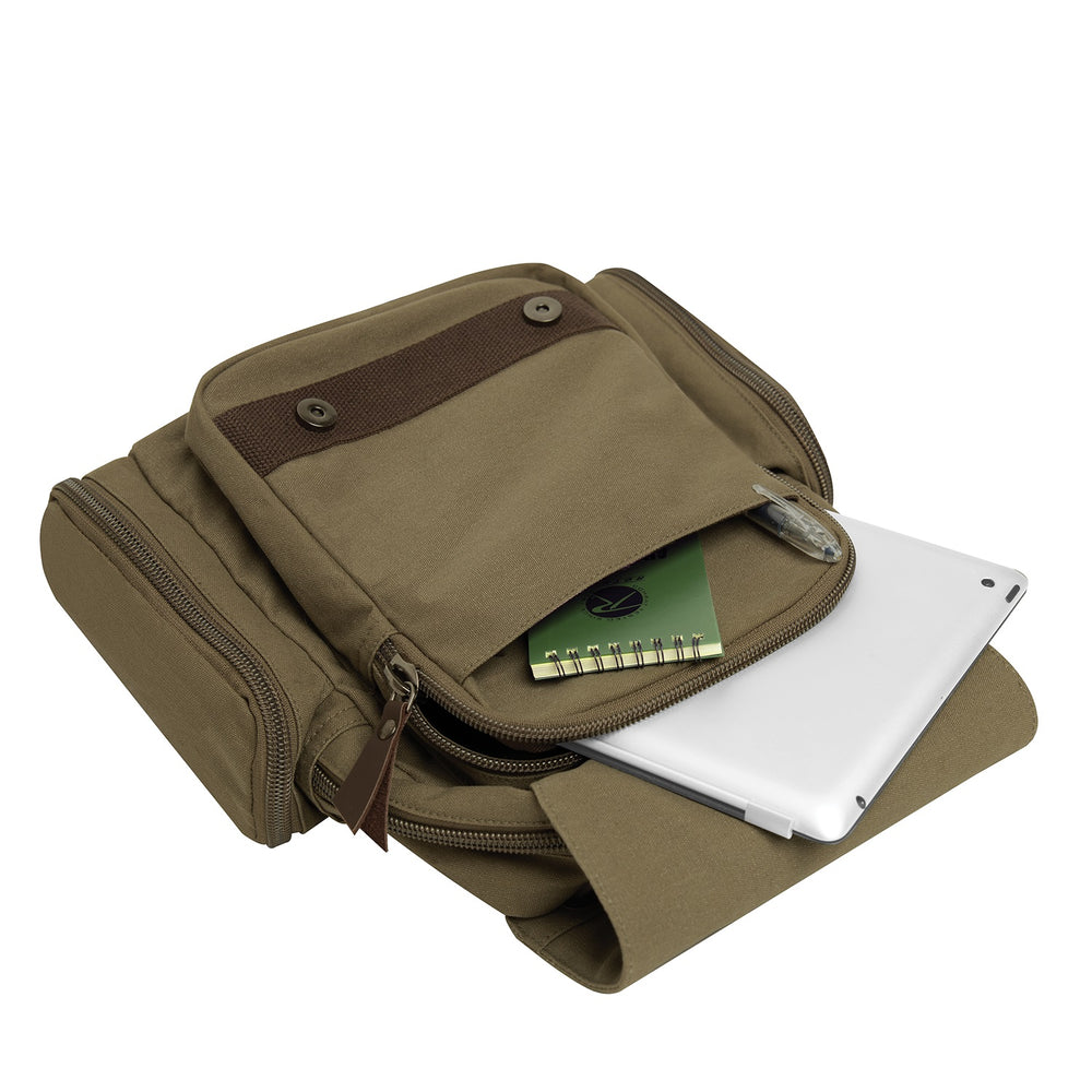 Rothco Vintage Canvas Sling Backpack - Olive Drab