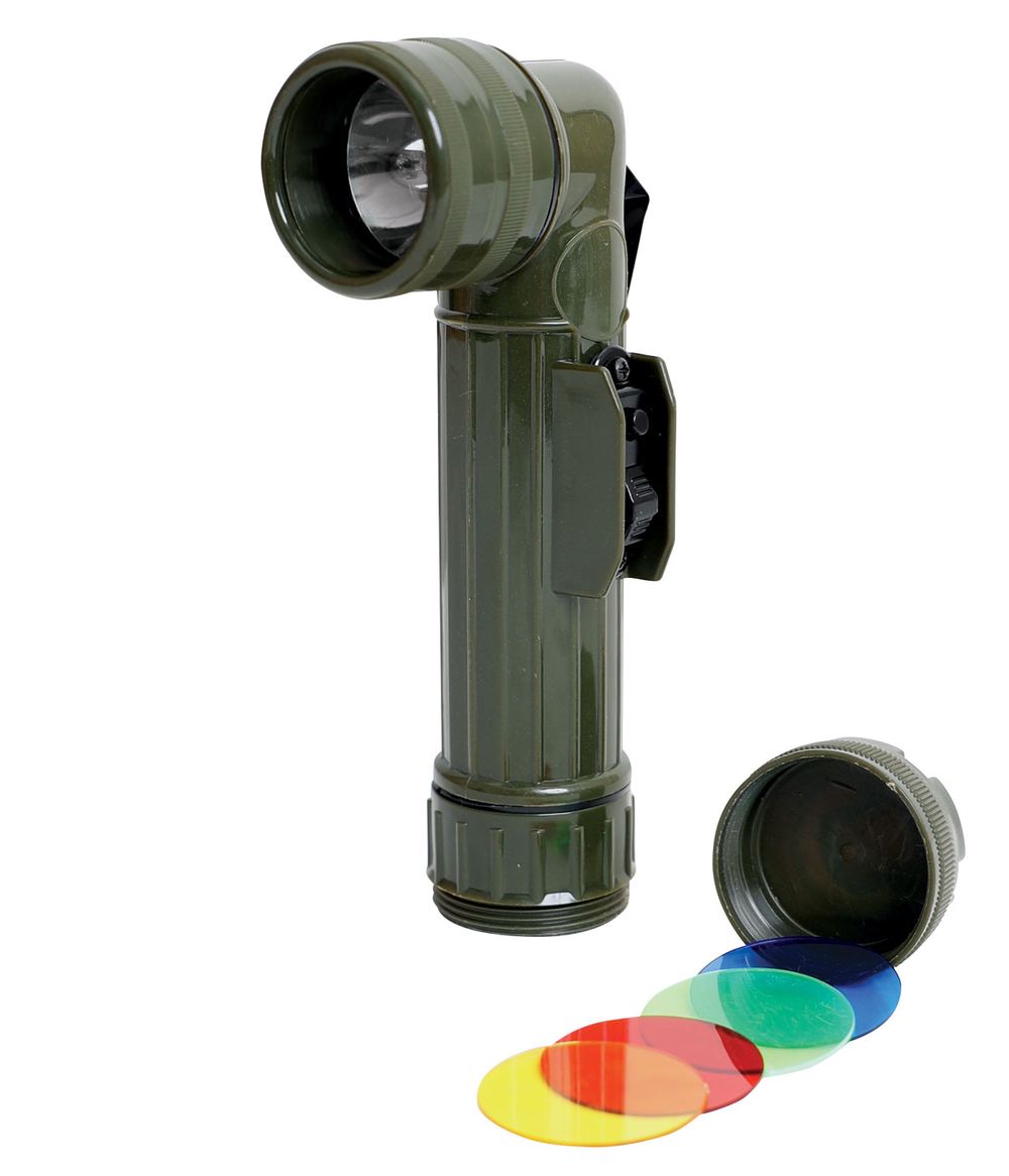 Rothco Army Style D-Cell Anglehead Flashlights