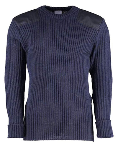 British Commando Sweater Woolly Pully CREW Neck - Various Colors