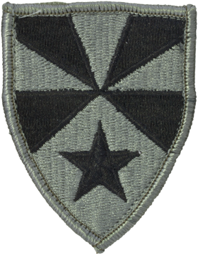 7th Army Support Command ACU Patch Foliage Green - Closeout Great for