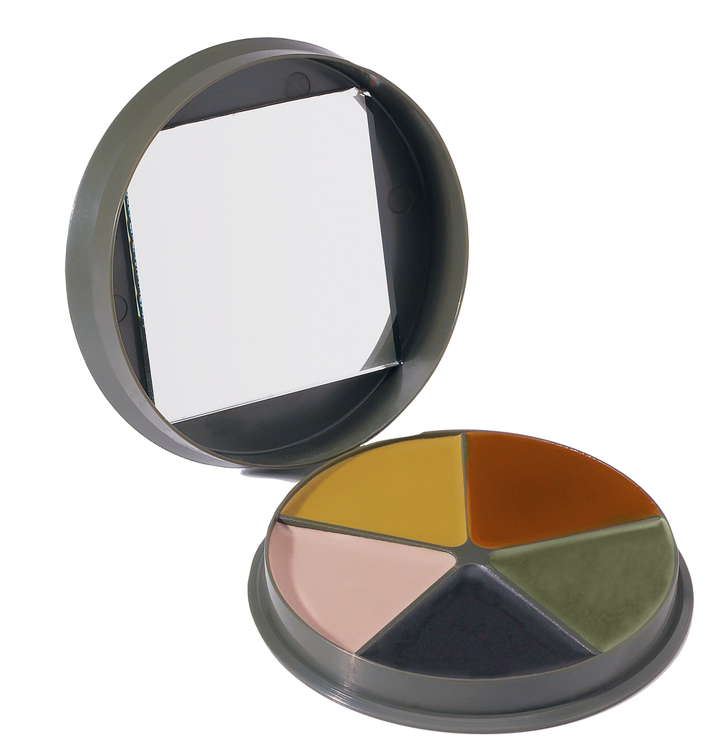 Rothco GI Type 5 Color Camo Face Paint - Round Compact