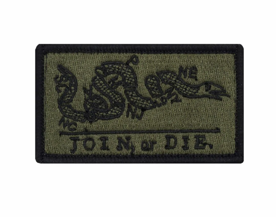 Join or Die Flag Patch - Small Morale Patch