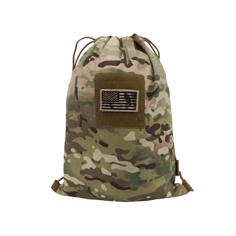 Kids Tactical Drawstring Backpack - Various Colors