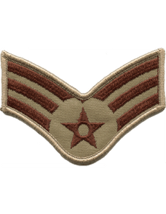 U.S. Air Force Chevrons for Enlisted - Desert DCU USAF Rank