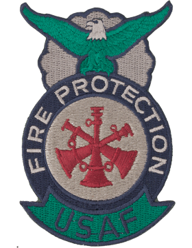USAF Fire Badge - Asst. Chief Three Bugles