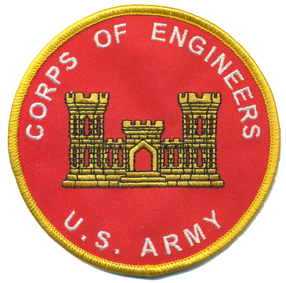 U.S. Army Corps of Engineers - 4 Inch Sew-On Novelty Patch
