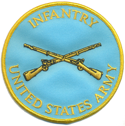 U.S. Army Infantry - 4 Inch Sew-On Novelty Patch