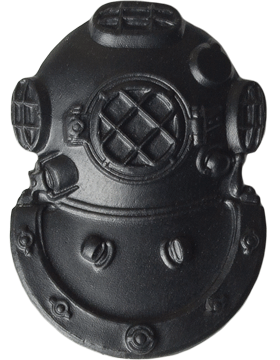 U.S. Army Diver 2nd Award Badge - Black Metal Pin-On