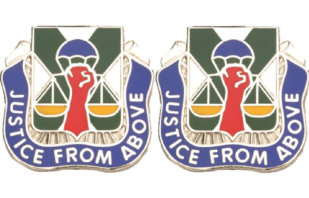 10th Military Police MP Battalion Distinctive Unit Insignia - Pair - J