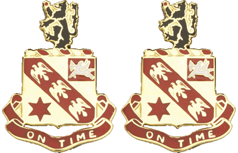 11th Field Artillery Distinctive Unit Insignia - Pair - ON TIME